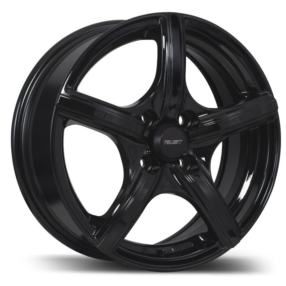 Fast Wheels Jet 15x6.0 4x100 ET40 60.1 Gloss Black – Slick Automotive ...